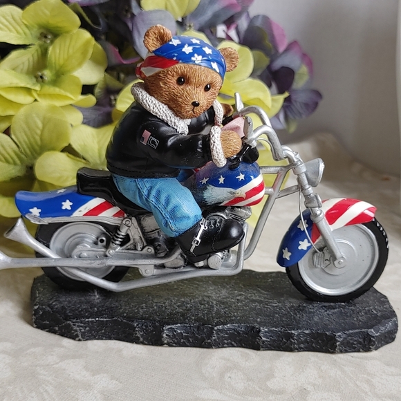 Faithful Fuzzies | Accents | Faithful Fuzzies Motorcycle Teddy Bear To ...